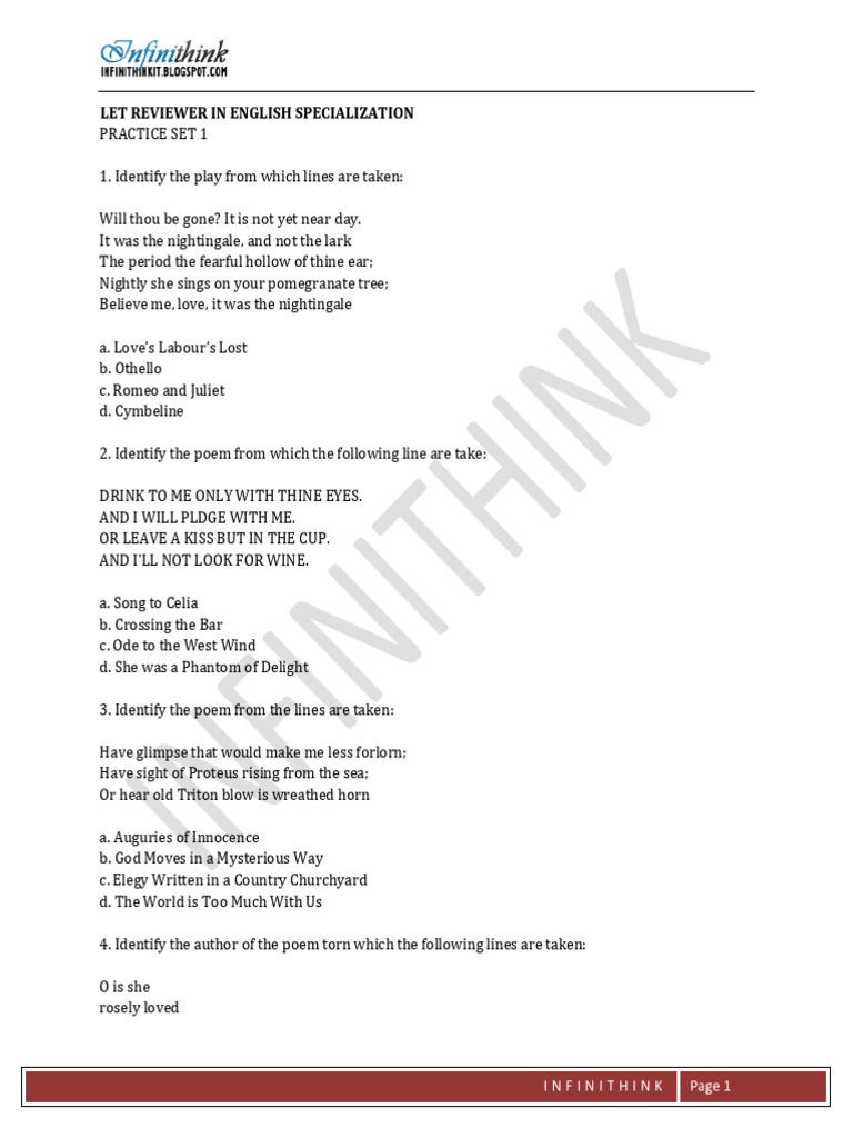 Majorship English 1-Merged | PDF | Reading Comprehension | Divine Comedy