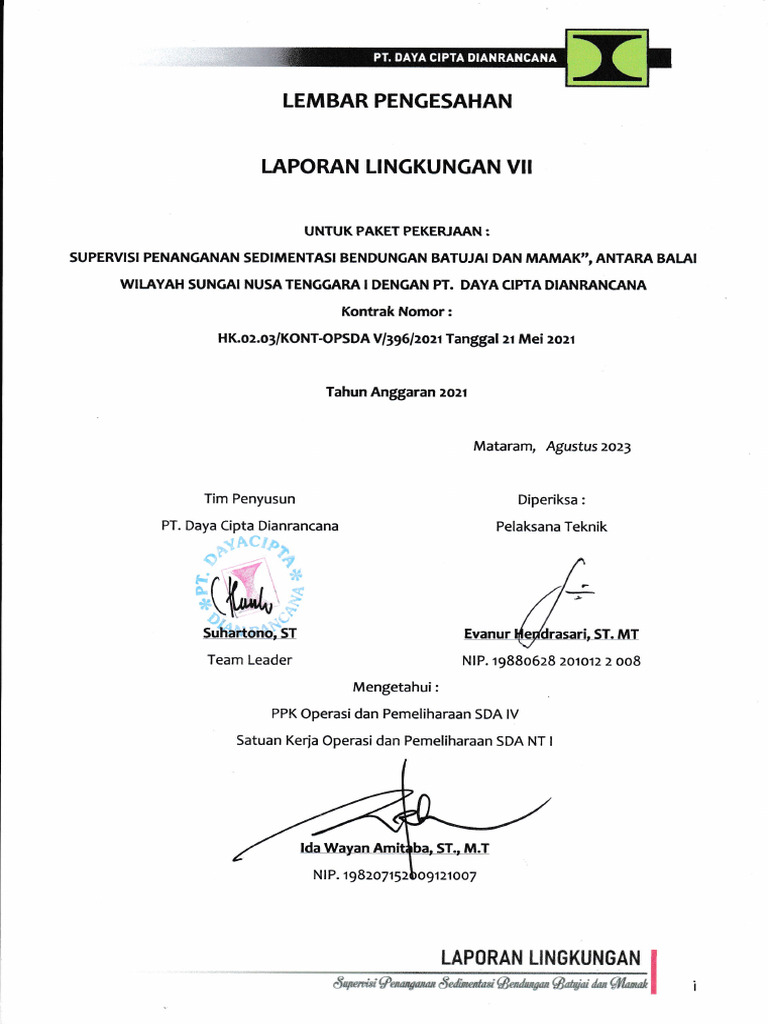 Pengesahan Batujai Belom Di Stempel | PDF