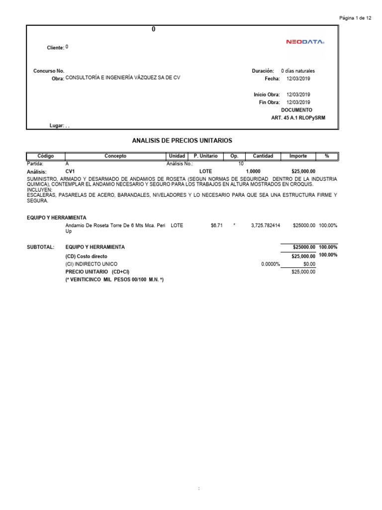 Matriz Richar | PDF | Hormigón | Mortero (Albañilería)