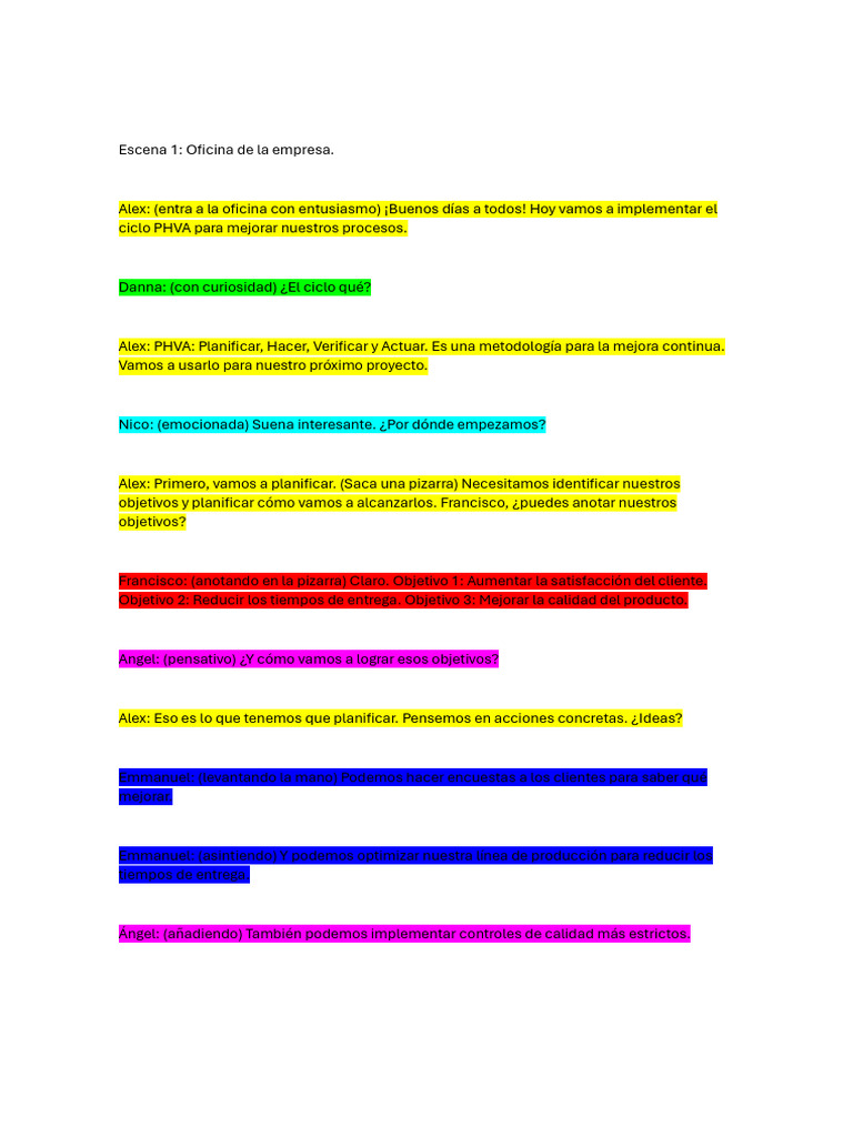 Dialogo | PDF | La satisfacción del cliente