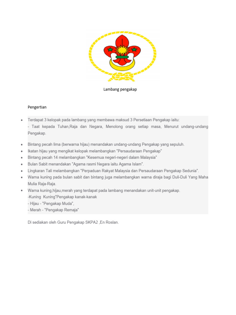 Lambang Pengakap | PDF