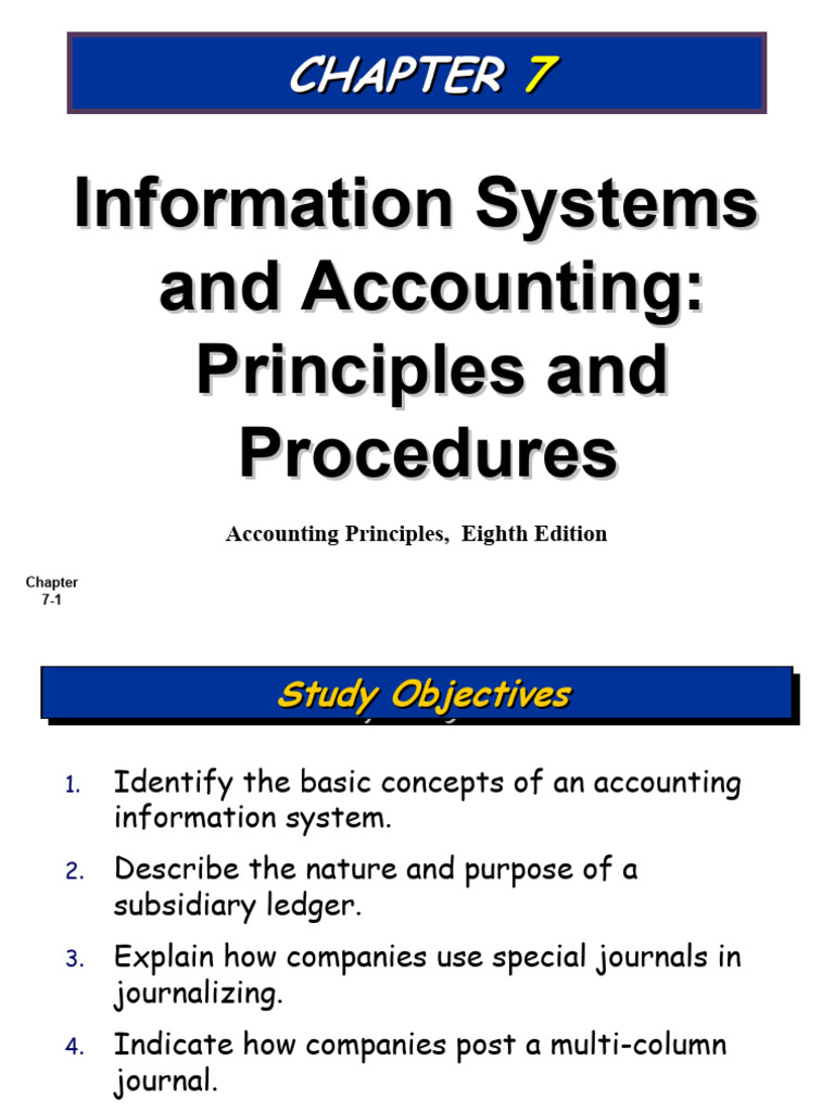 Ch07 Accounting Information Systems | PDF | Debits And Credits | Accounting