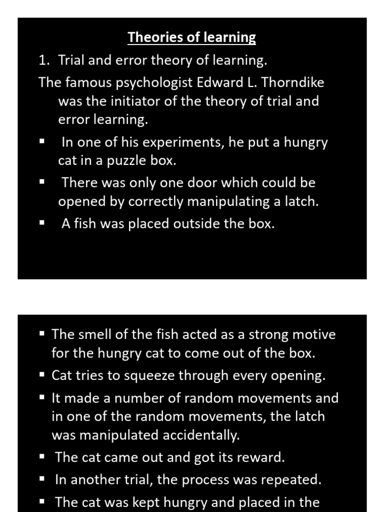 Theoriesoflearning | PDF | Behavioural Sciences | Cognition