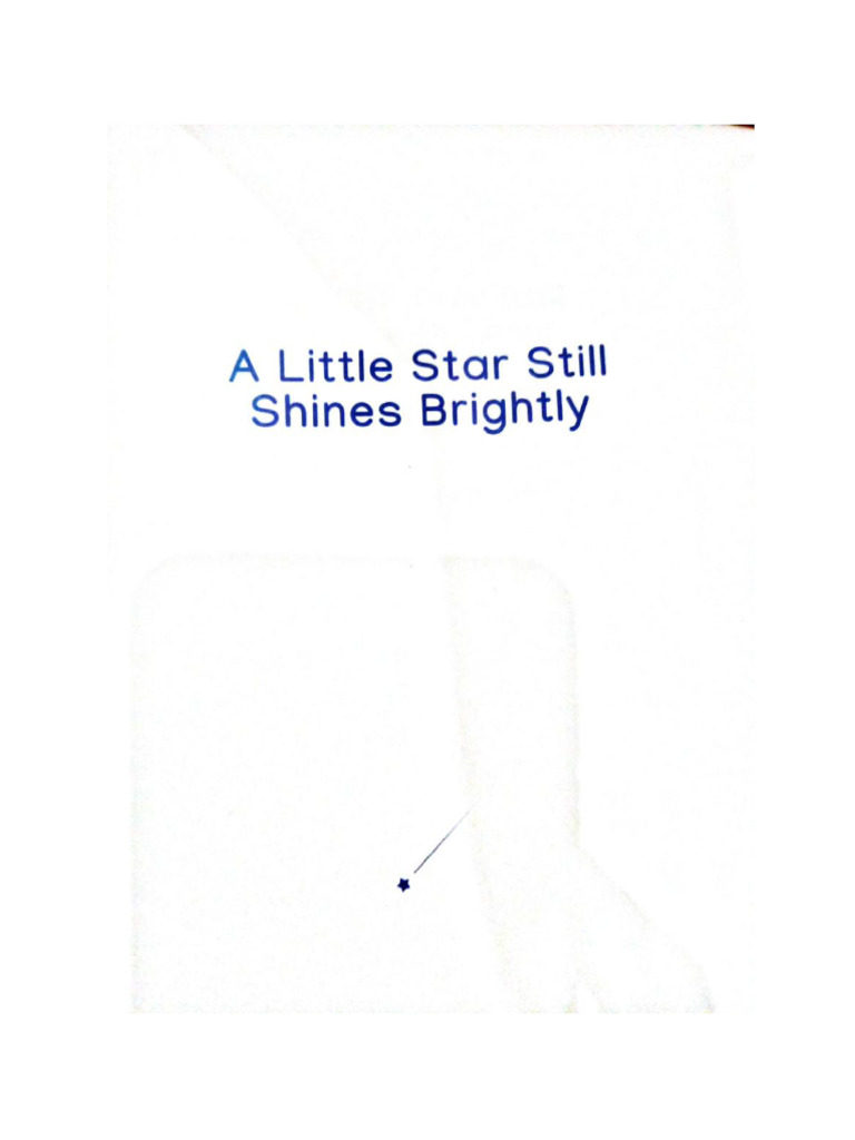 A Little Star Still Shines Brightly | PDF