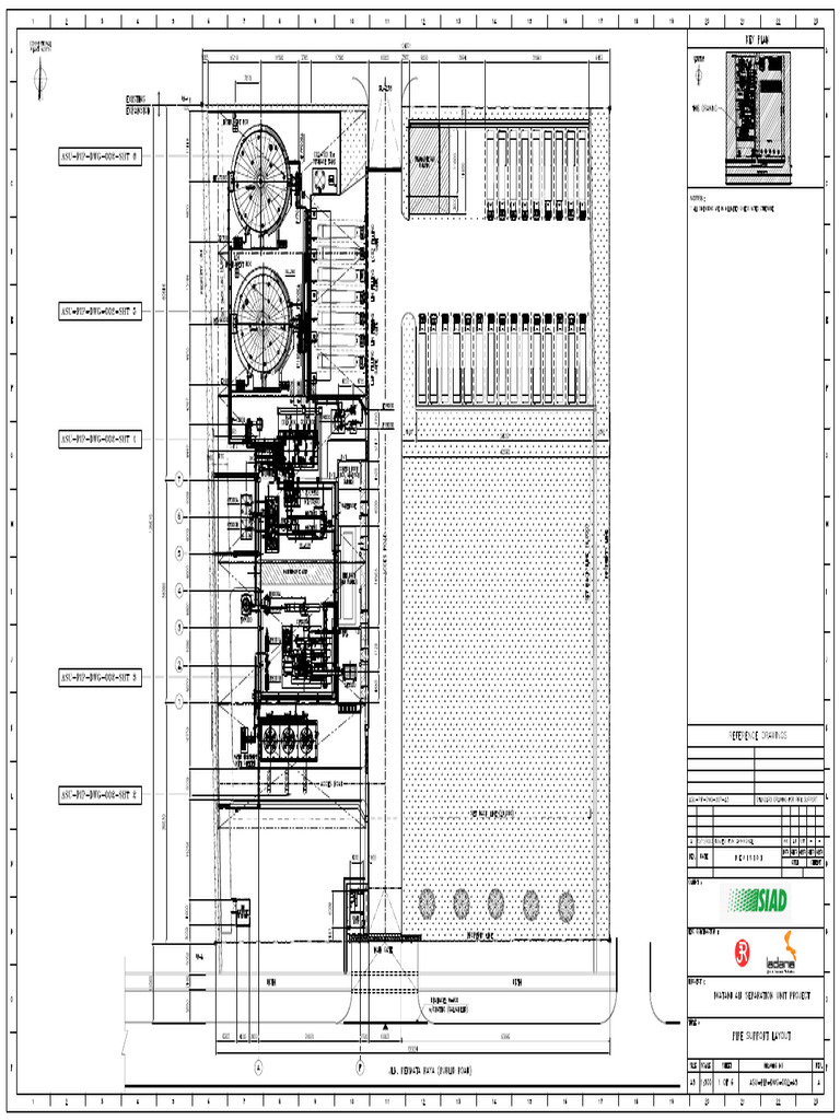 ASU-PIP-DWG-002-A3 - Pipe Support Layout - Rev.A - IFA | PDF