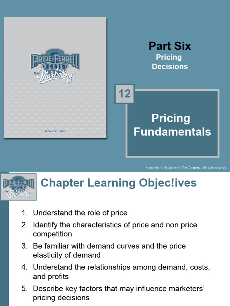 PRICING | PDF | Demand | Pricing