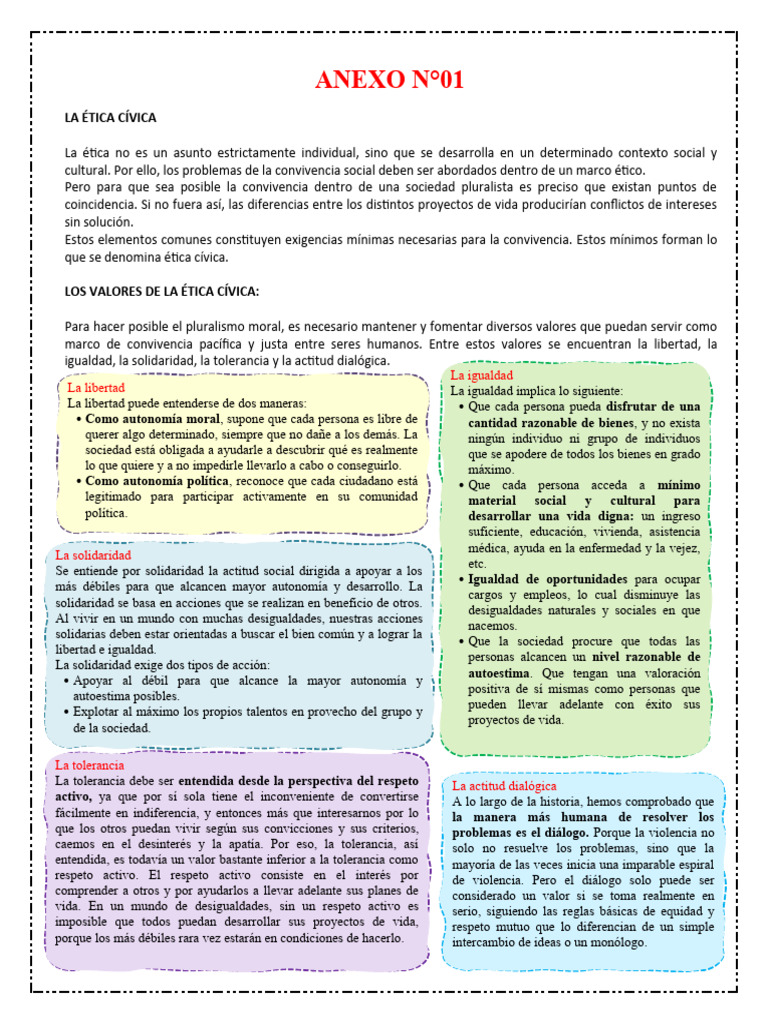 UNIDAD 8 - ANEXOS - SEM 3 - DPCC 4° | Descargar gratis PDF | Desigualdad social | Discriminación ...