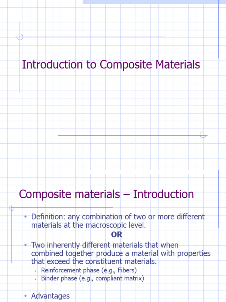 CM Module 1 | PDF | Composite Material | Fiberglass