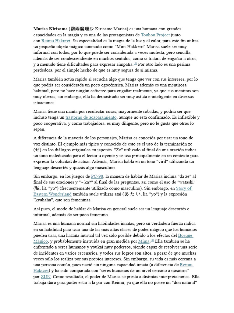 Marisa | PDF