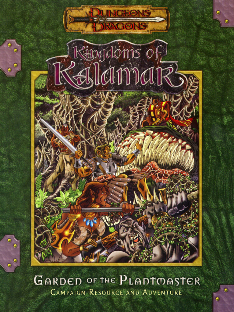 Kingdoms of Kalamar Garden of The Plantmaster | PDF | Dungeons ...