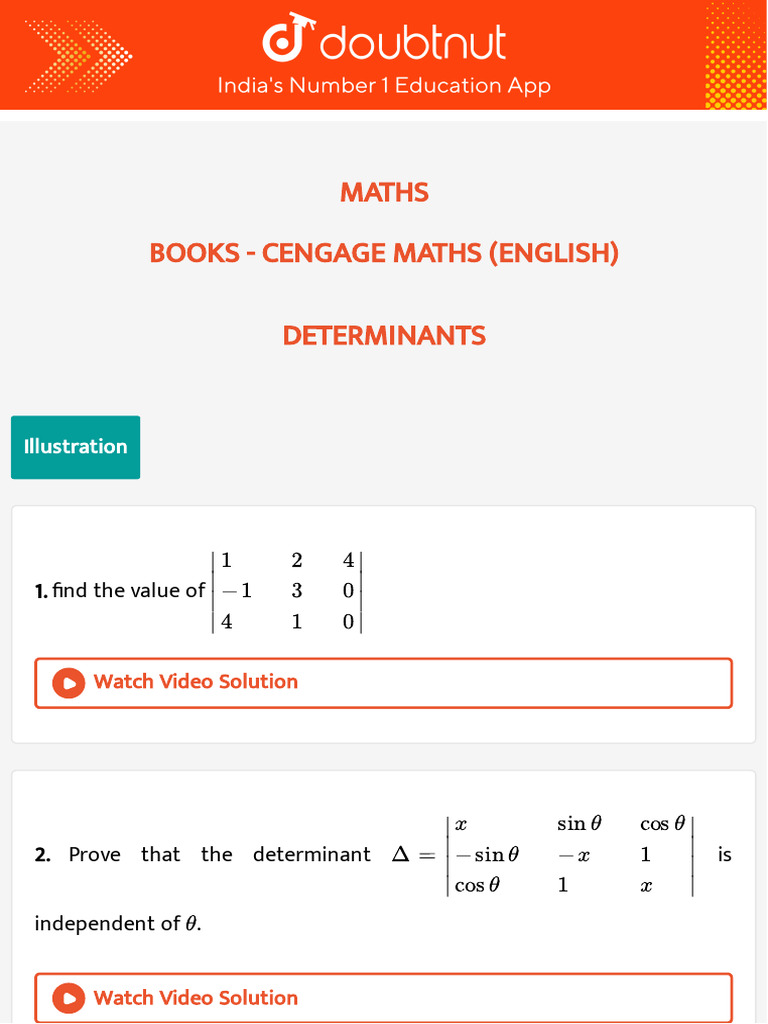 779 Books Doubtnut Question Bank | PDF | Mathematics | Algebra