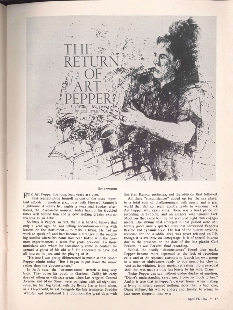The Return of Art Pepper | PDF