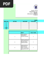 Group Screening Test in Filipino 5 | PDF