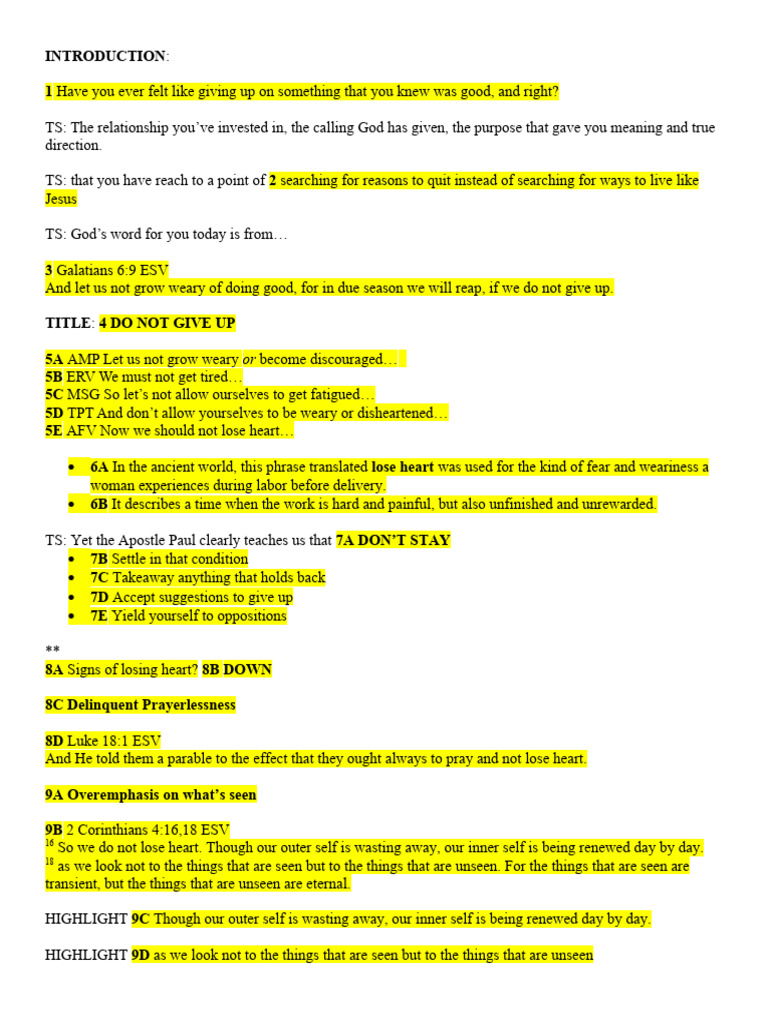 Do not give up | PDF | Abrahamic Religions | Theology