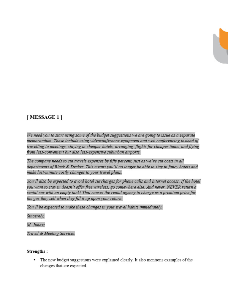 Business English- Case Study | PDF