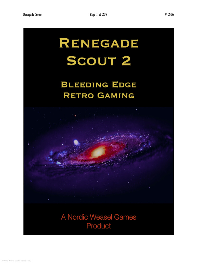 Renegade Scout | PDF | Tabletop Games
