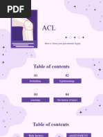 ACL Tear - Knee & Sports - Orthobullets | PDF | Knee | Musculoskeletal System