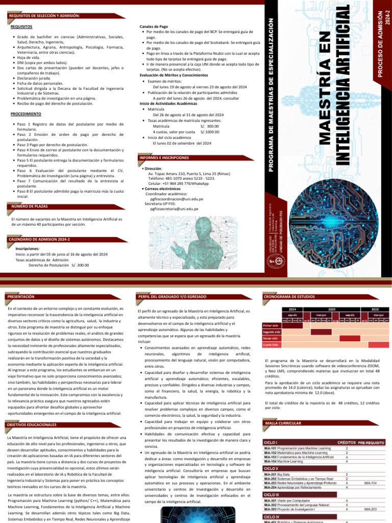 Triptico Maestria en Inteligencia Artificial | PDF | Inteligencia artificial | Inteligencia (IA ...