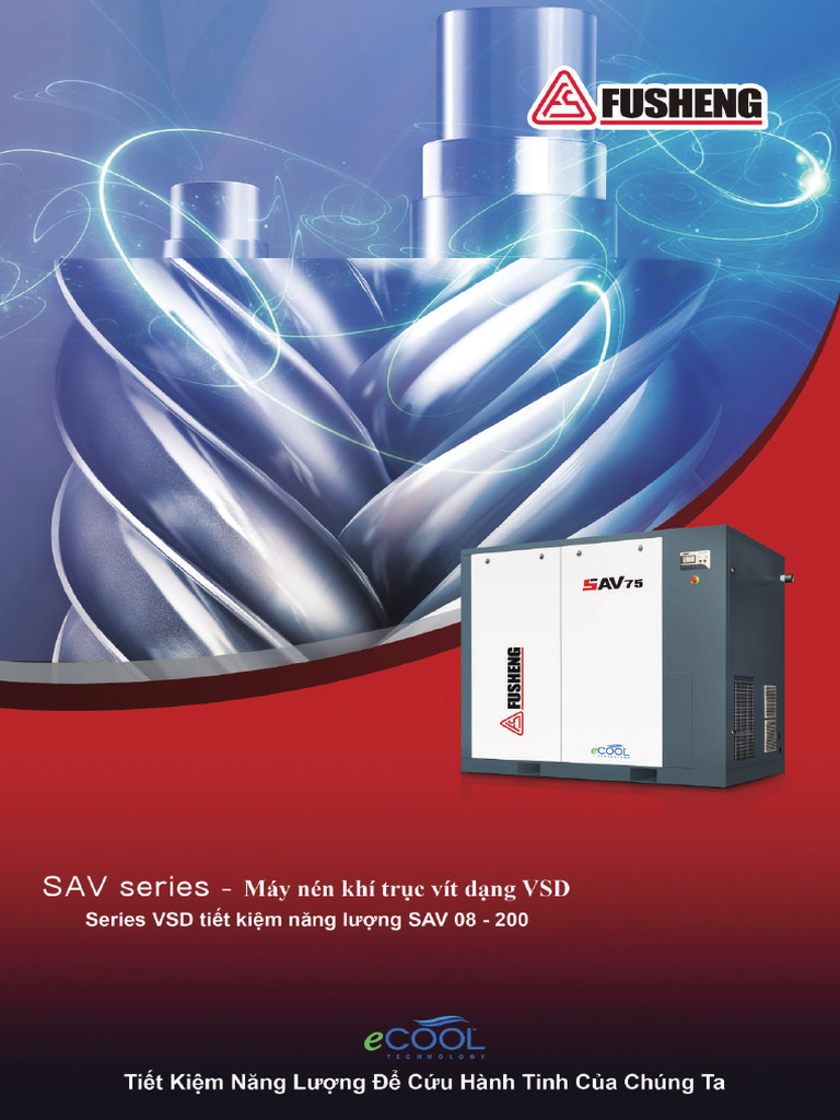 Vietnam Only - Fusheng Screw GPS SAV 08 200 Series Compressor ...