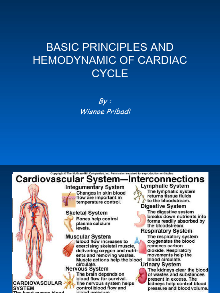 Basic Principles and Hemodynamic of Cardiac Cycle | PDF | Diastole | Heart