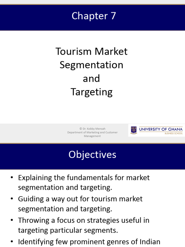 7.tourism Market and Segmantation and Targeting | PDF | Market ...