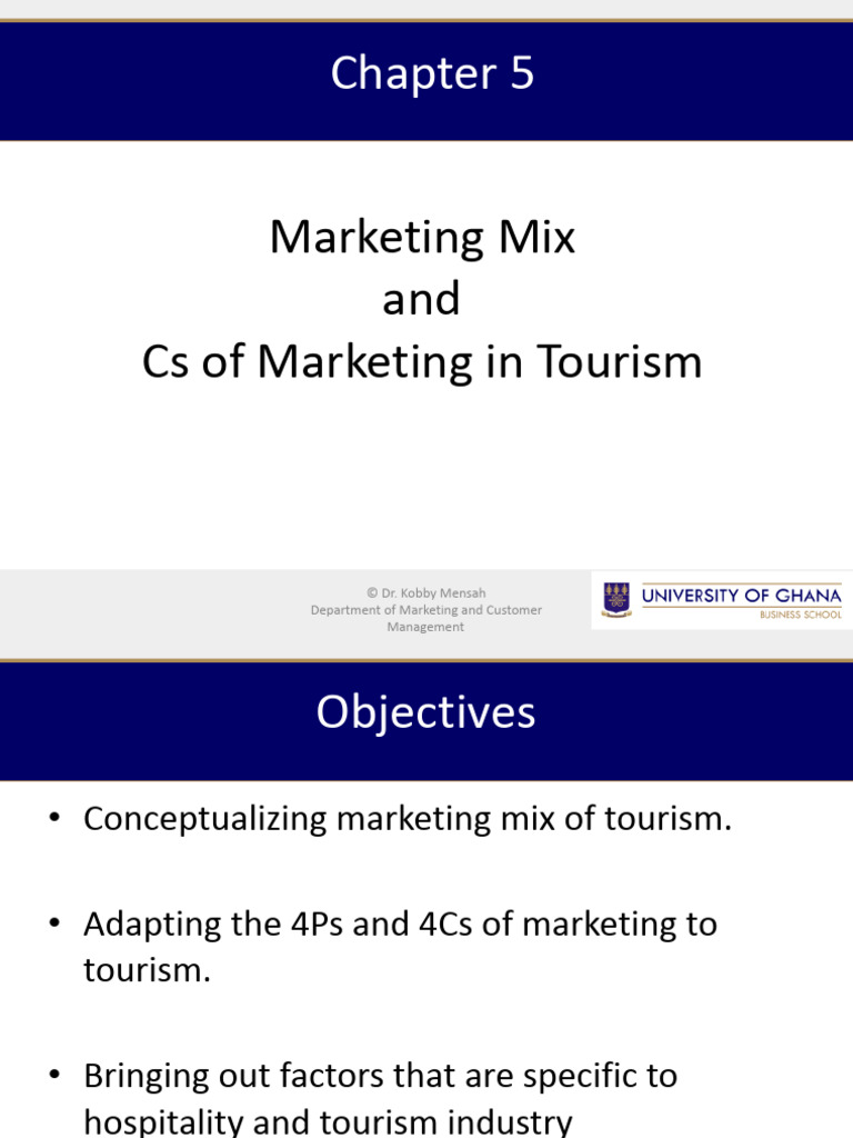 5.Marketing Mix and Cs | PDF | Marketing | Tourism