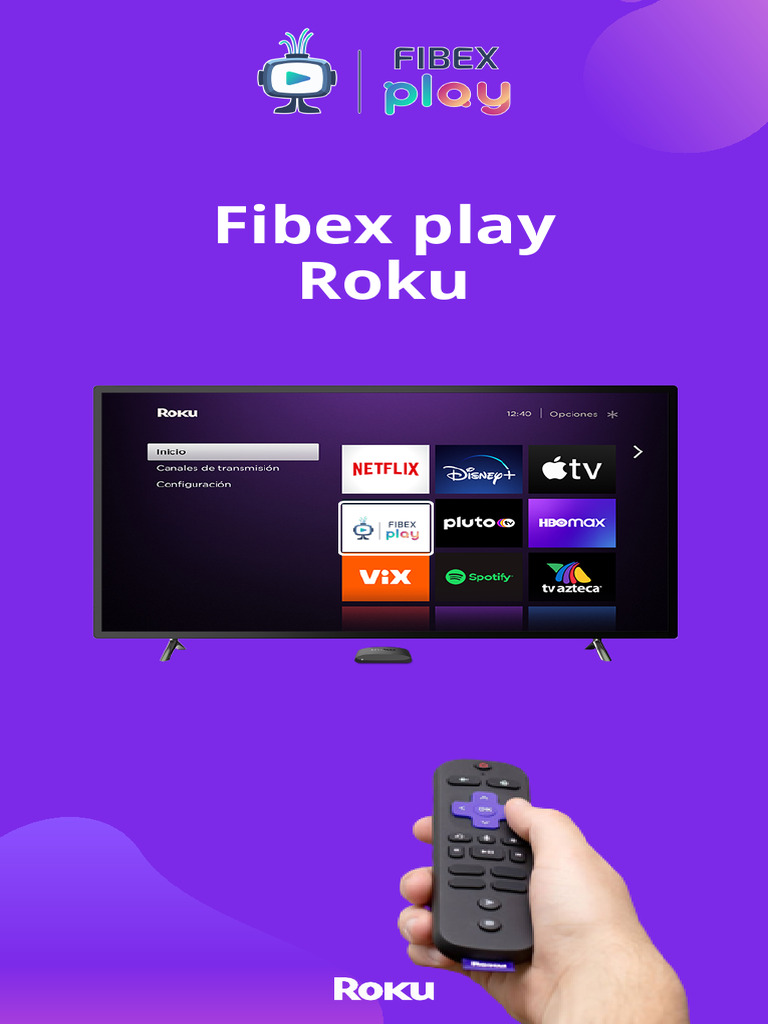 Guía de Uso para Roku Fibex Play | PDF | Hogar, jardinería y bricolaje