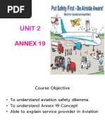 Annex 19: ICAO Safety Management Standards | PDF | Safety | Aircraft