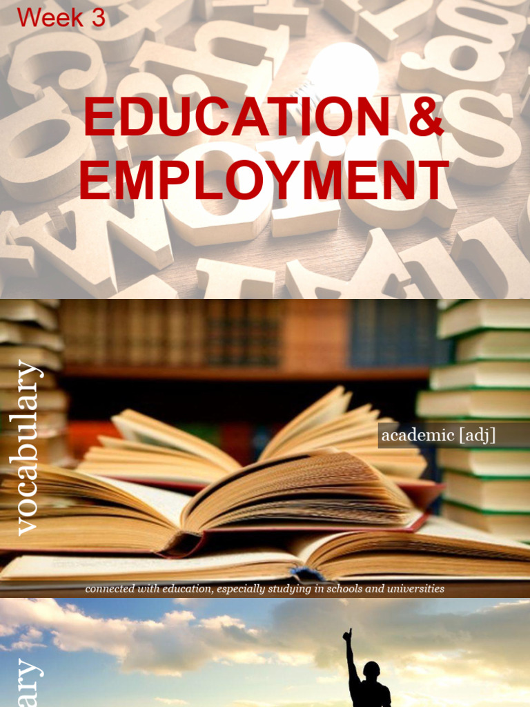 L3 Thematic Vocabulary Week 3 | PDF | Vocabulary | Learning