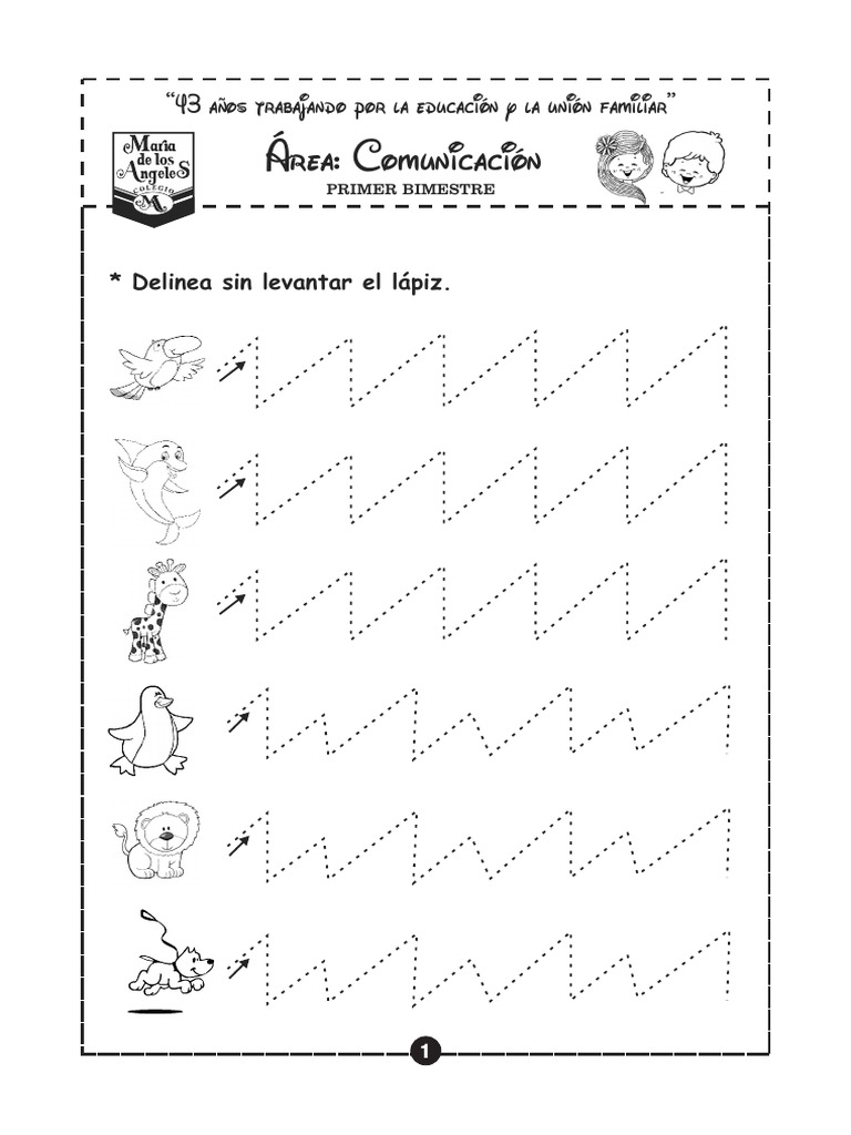 COMUNICACION 2023 Fichas Primer Grado 1er Bimestre | PDF | Lápiz ...