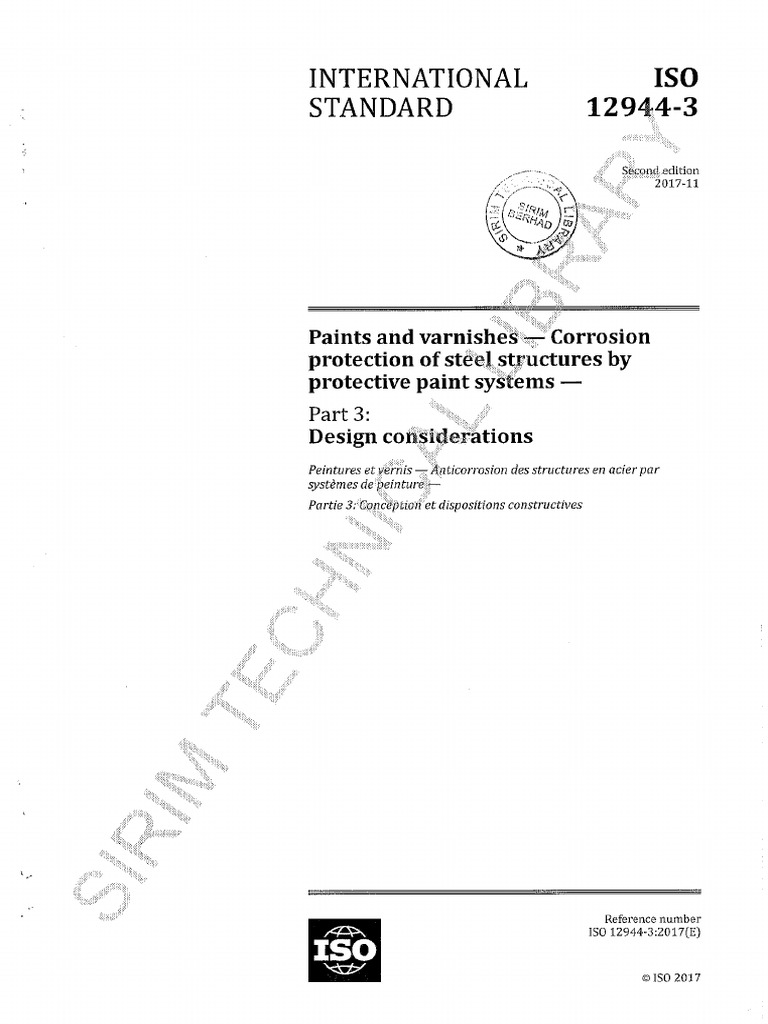 Iso 12944-3 | PDF