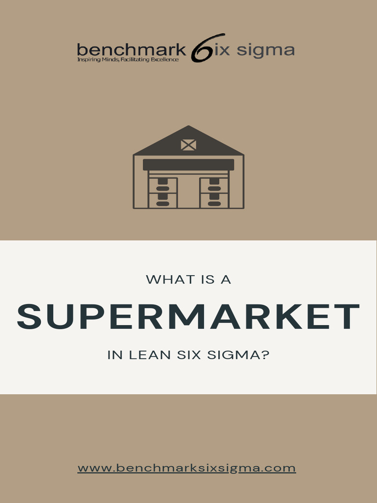 Supermarket | PDF | Inventory | Lean Manufacturing