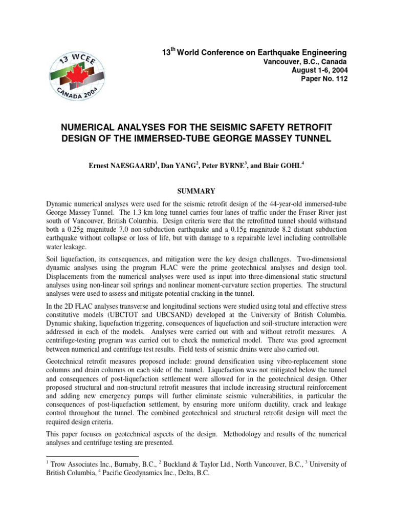 Numerical Analyses For The Seismic Safety Retrofit Design of The ...