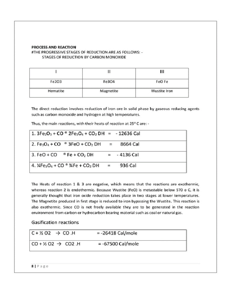 Process and Reaction | PDF