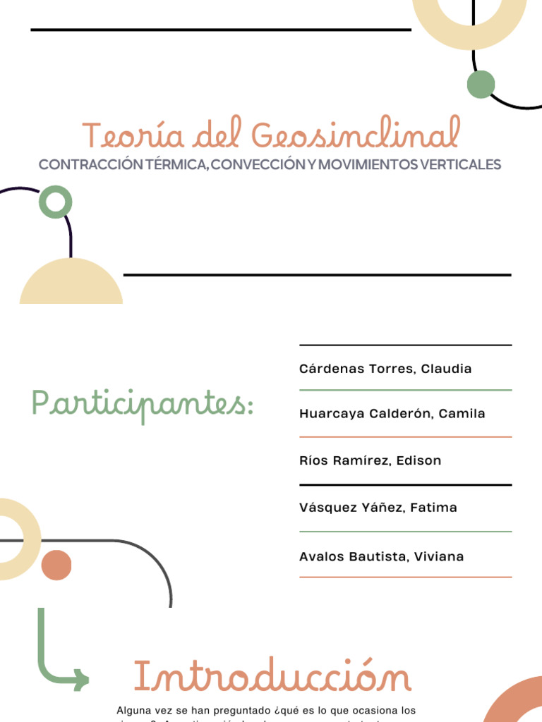 Teoría Geosinclinal | PDF | Placas tectónicas | Tierra