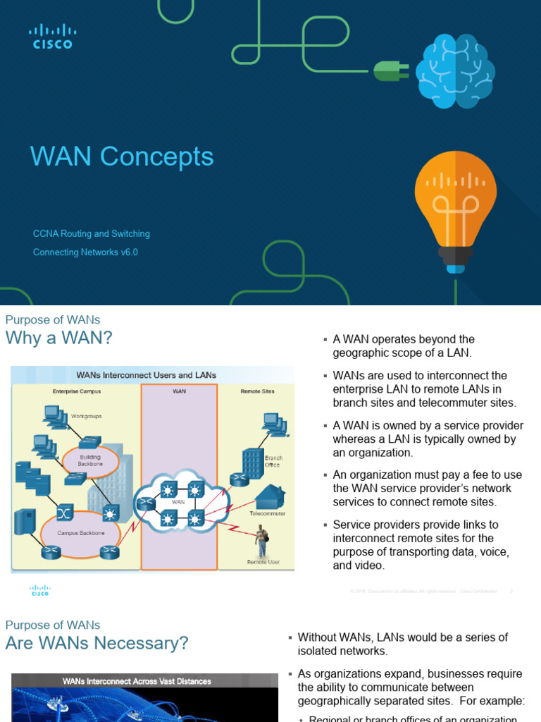 ITN3162 07 WAN Concepts | PDF | Computer Network | Networking