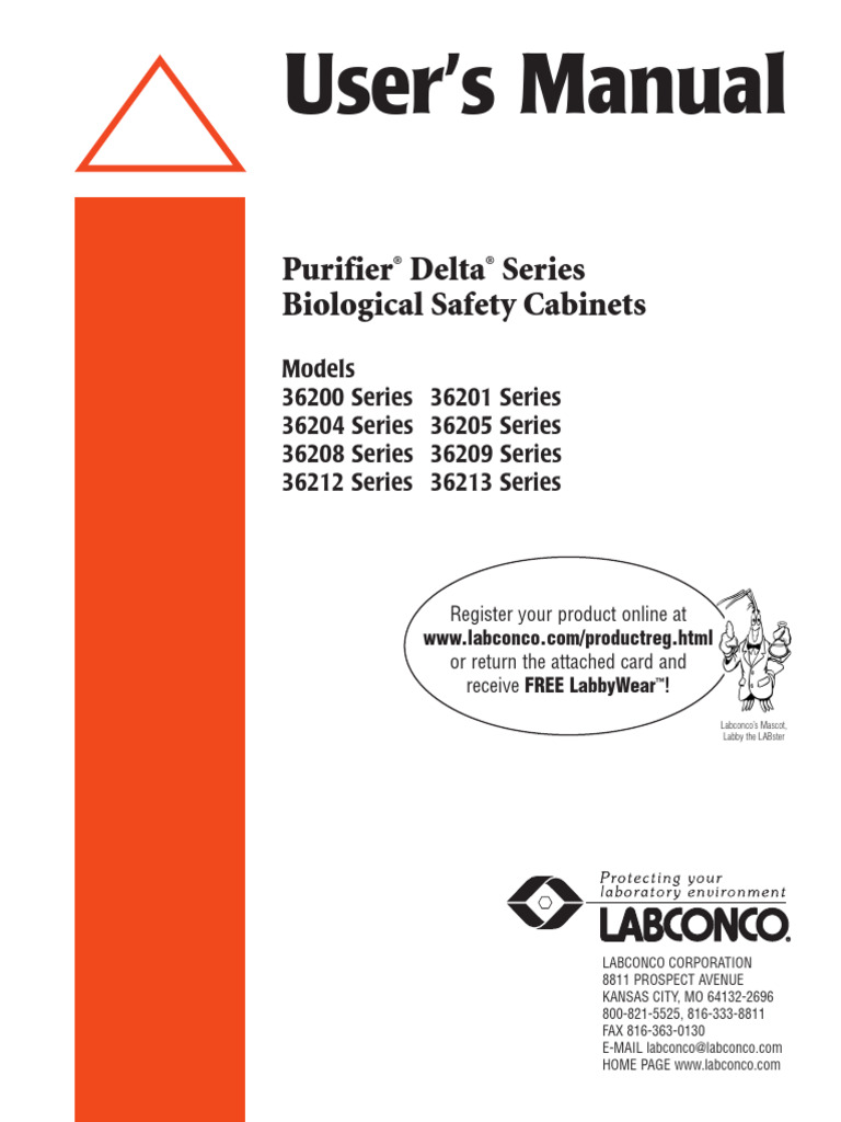 manual Labconco | PDF