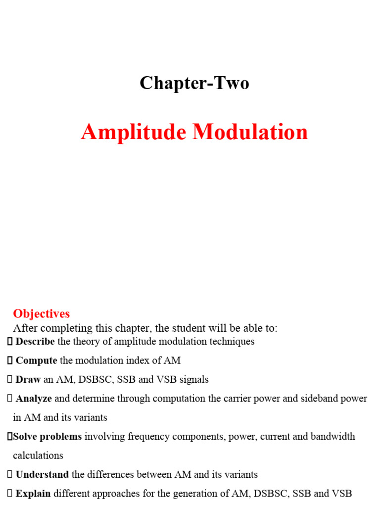 Modulation by Prof TKJ | PDF | Detector (Radio) | Frequency Modulation