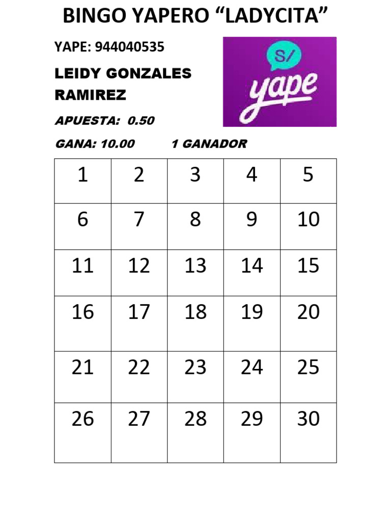 Bingo Yapero | PDF