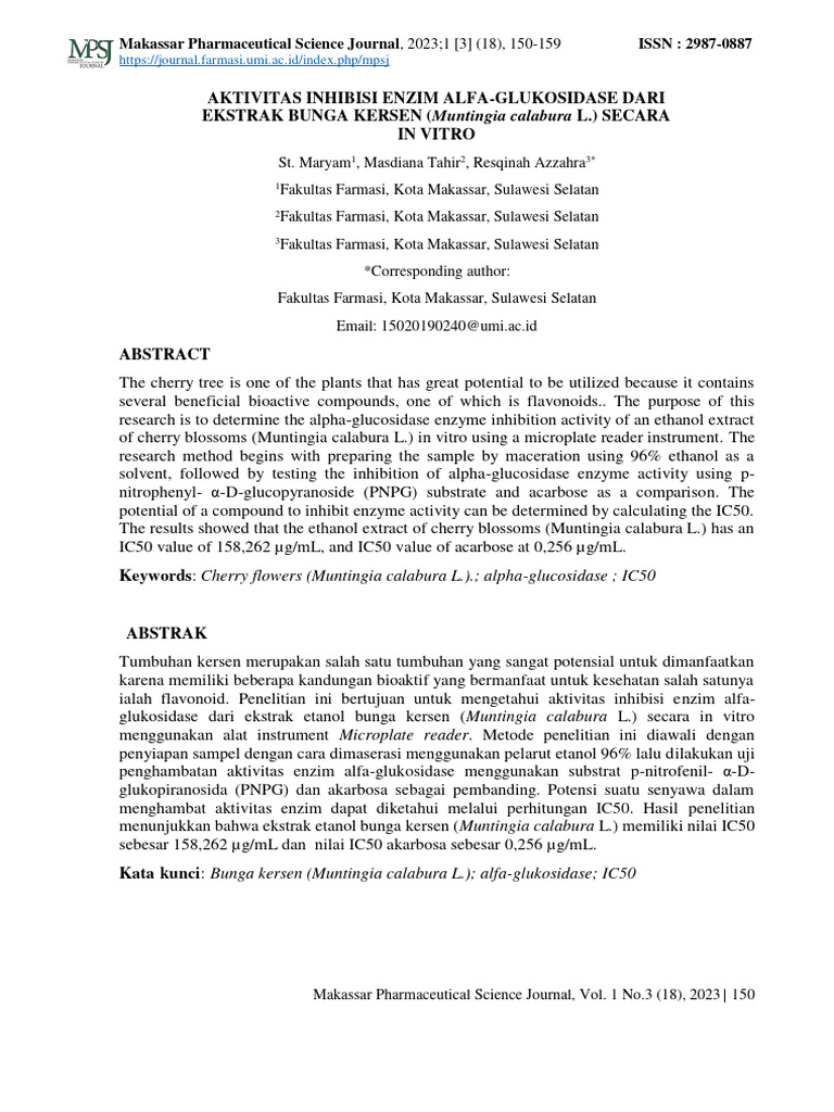 Perhitungan Aktivitas Enzim | PDF