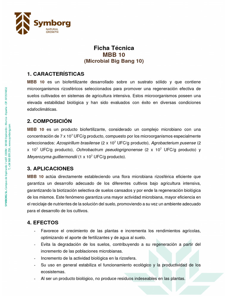 Perú - MBB 10 - FT - V 1.1 | PDF | Agricultura | Suelo