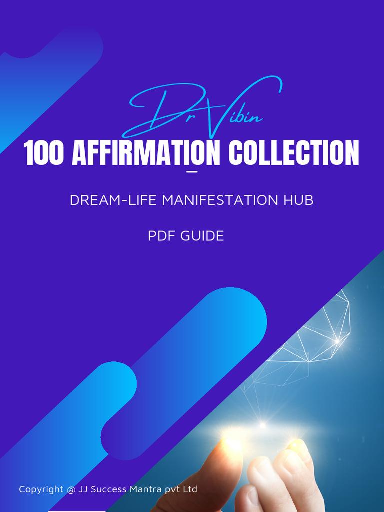 100 Affirmation PDF Guide - Loa Master Class | PDF | Love | Wealth