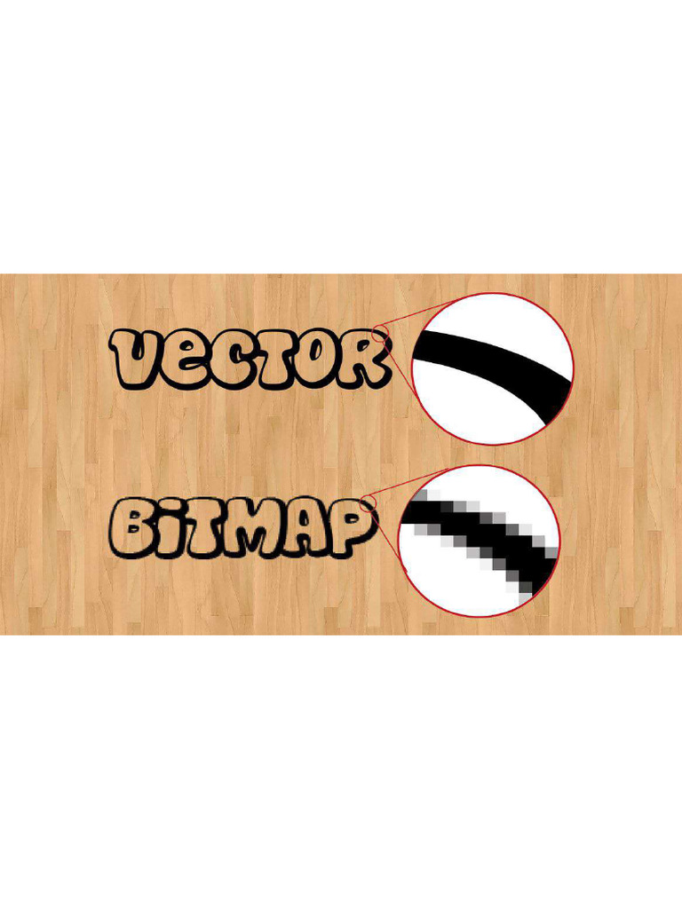 Contoh Perbedaan Vektor Dan Bitmap | PDF