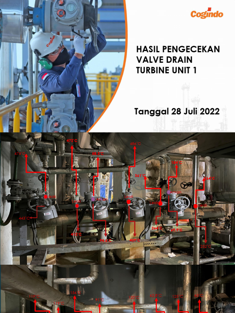 Hasil Pengecekan Valve Drain Turbine Unit 1 | PDF