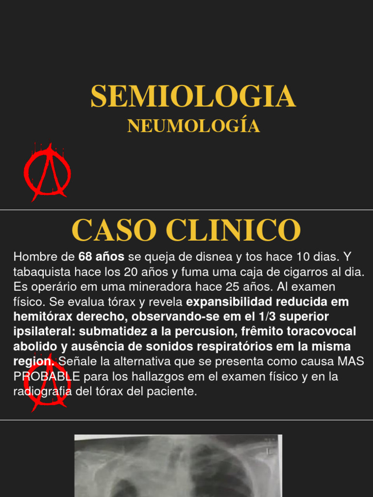 NEUMOLOGÍA SEMIO 2024 Ar | PDF | Tos | Tórax