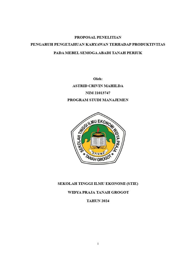 Proposal Penelitian Metopen | PDF | Bisnis | Seni