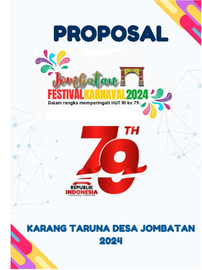 Proposal Festival Karnaval Jombatan 2024 | PDF