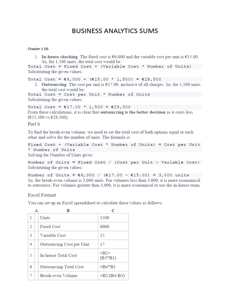 Business Analytics Assignment | PDF | Forecasting | Applied Mathematics