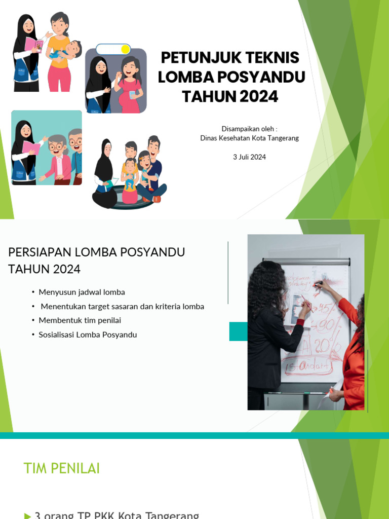 Sosialisasi Juknis Lomba Posyandu - 2024 | PDF