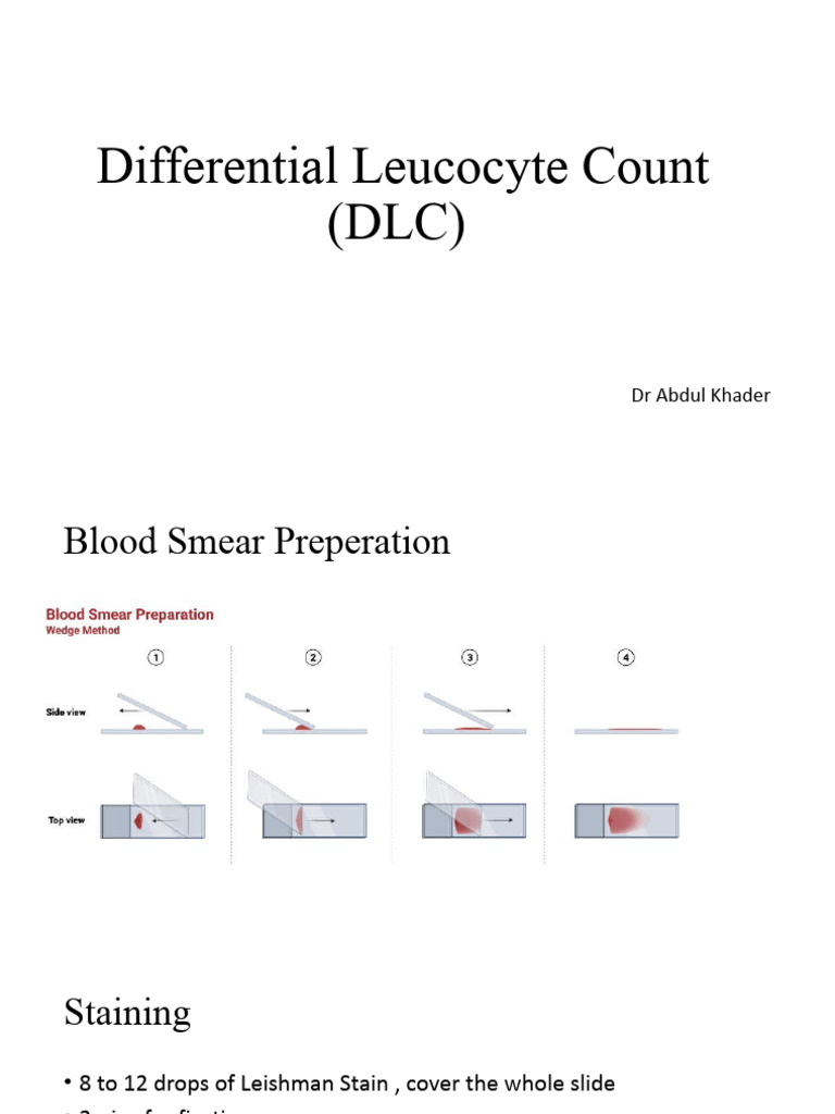 Differential Leucocyte Count (DLC) | Download Free PDF | Staining ...